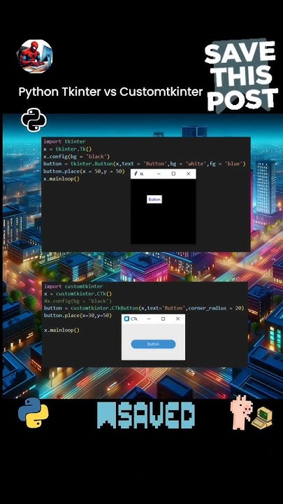 Customtkinter And Tkinter In Python Pawansrikanth2005 Pawansrikanth