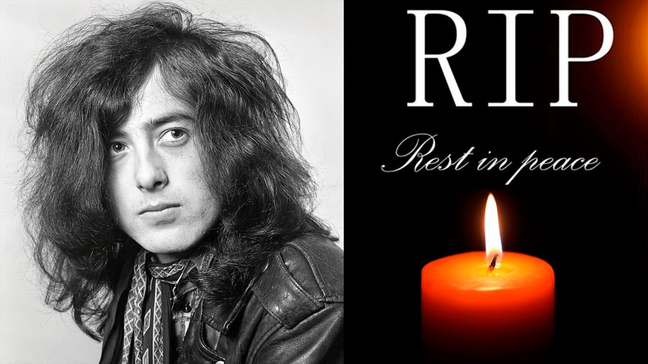 Goodbye guitarist Jimmy Page TODAY! 7 A.M Everyone said a tearful ...