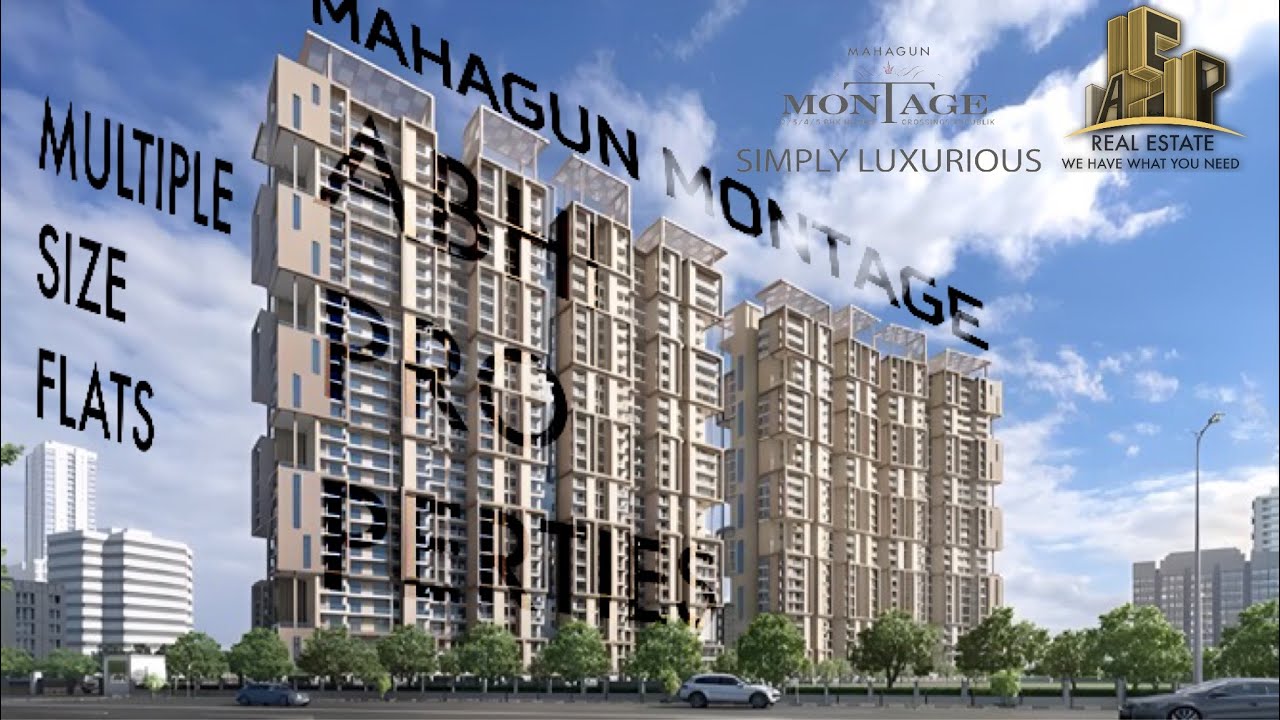 Multiple Flats | 2050, 1190, 900 Sq Ft | Mahagun Montage | Crossing ...