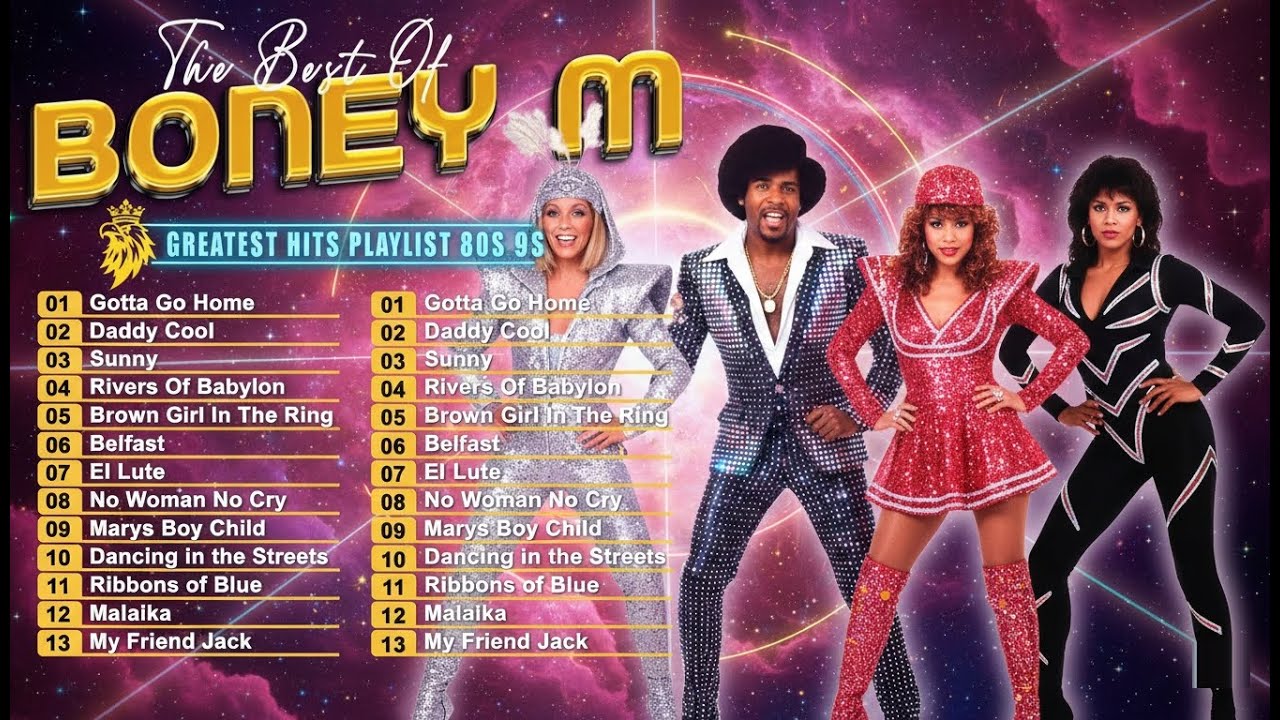 BONEY M GREATEST HITS MIX FULL ALBUM 2026 🌟 BONEY M TOP HITS 80S 90S 😘 ...