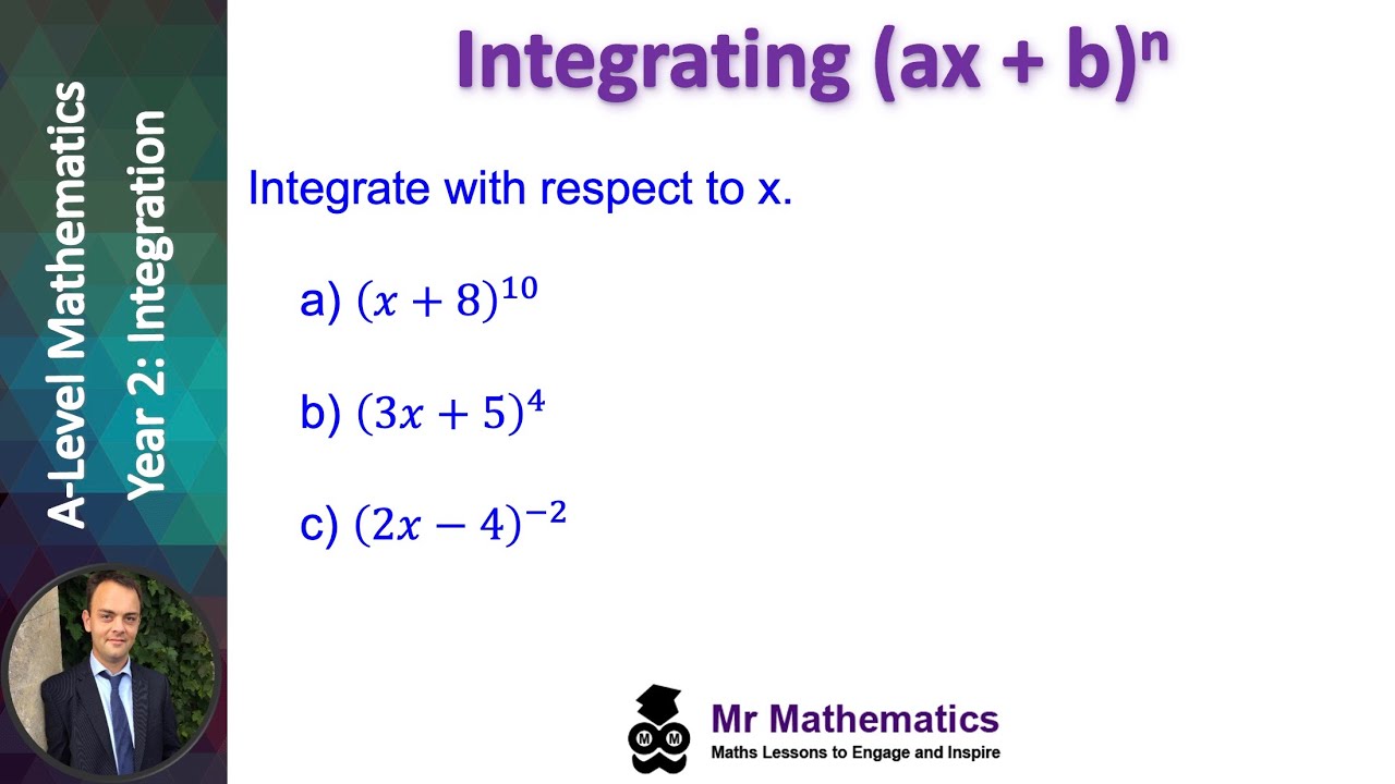 Integrating Ax B N Mr Mathematics Youtube