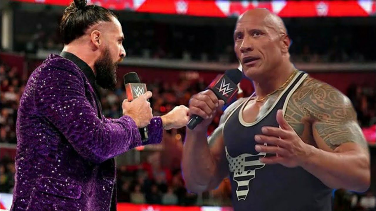 Seth Rollins angry On The Rock. - YouTube