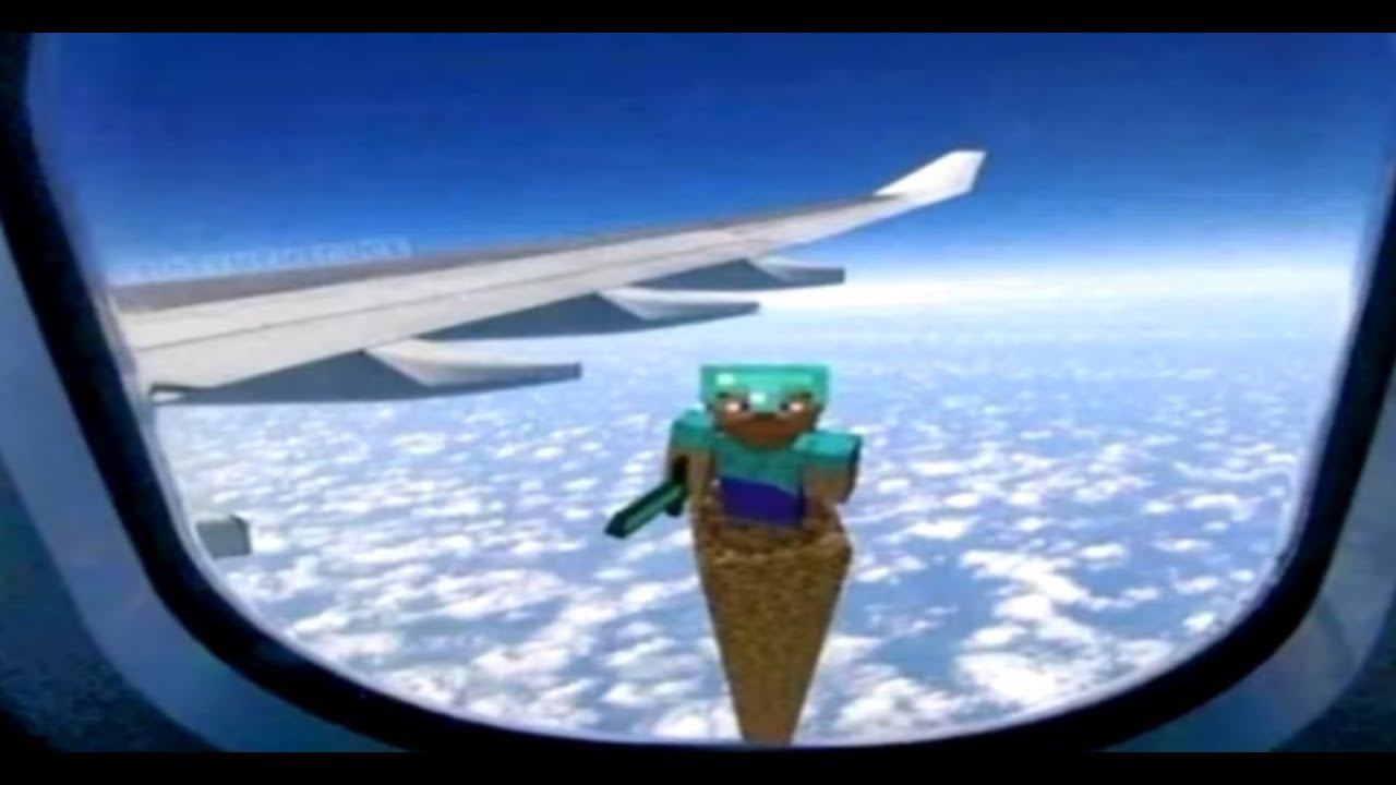 Minecraft movie elytra dogfight scene but i like planes - YouTube