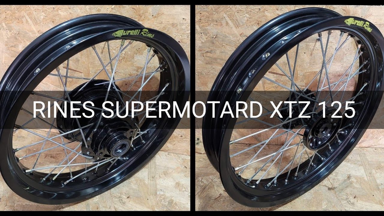 rines murelli motard yamaha xtz 125 armado para estrenar - YouTube