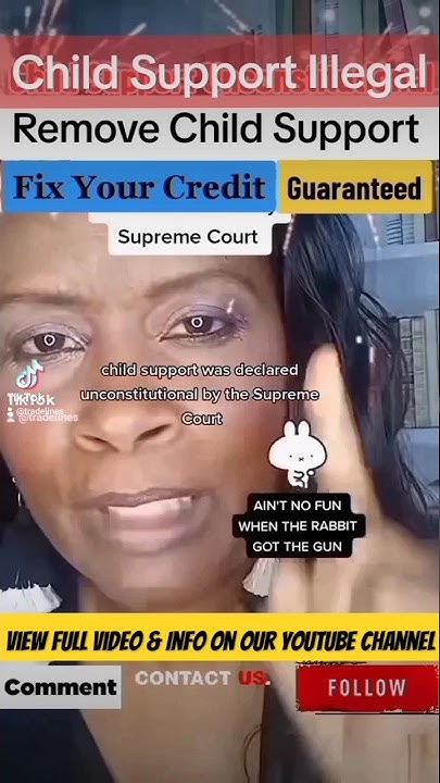 #Child #Support #illegal Stop child support #payments remove #childsupport from #creditreport # ...