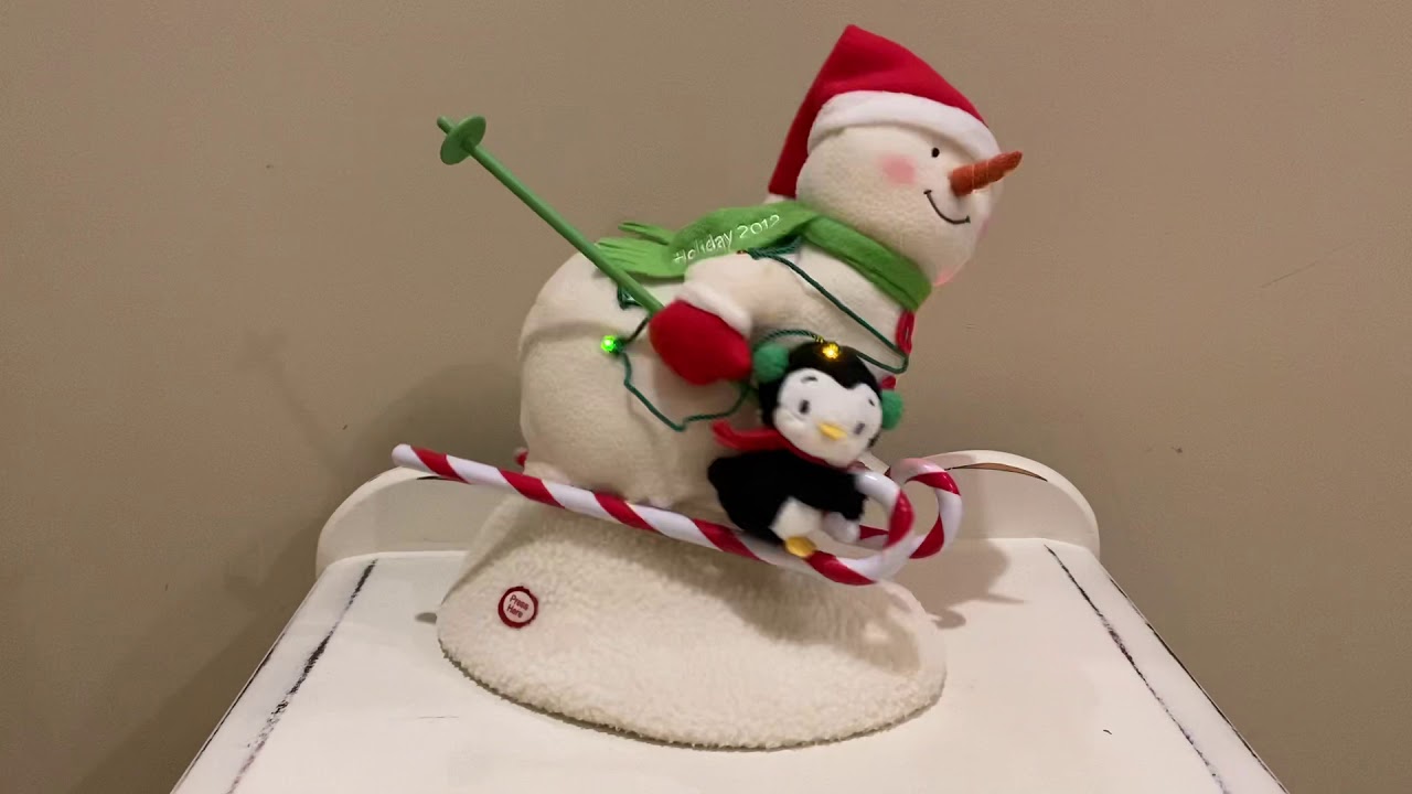 Hallmark 2012 Christmas Animated Swooshin’ Duo Snowmen - YouTube