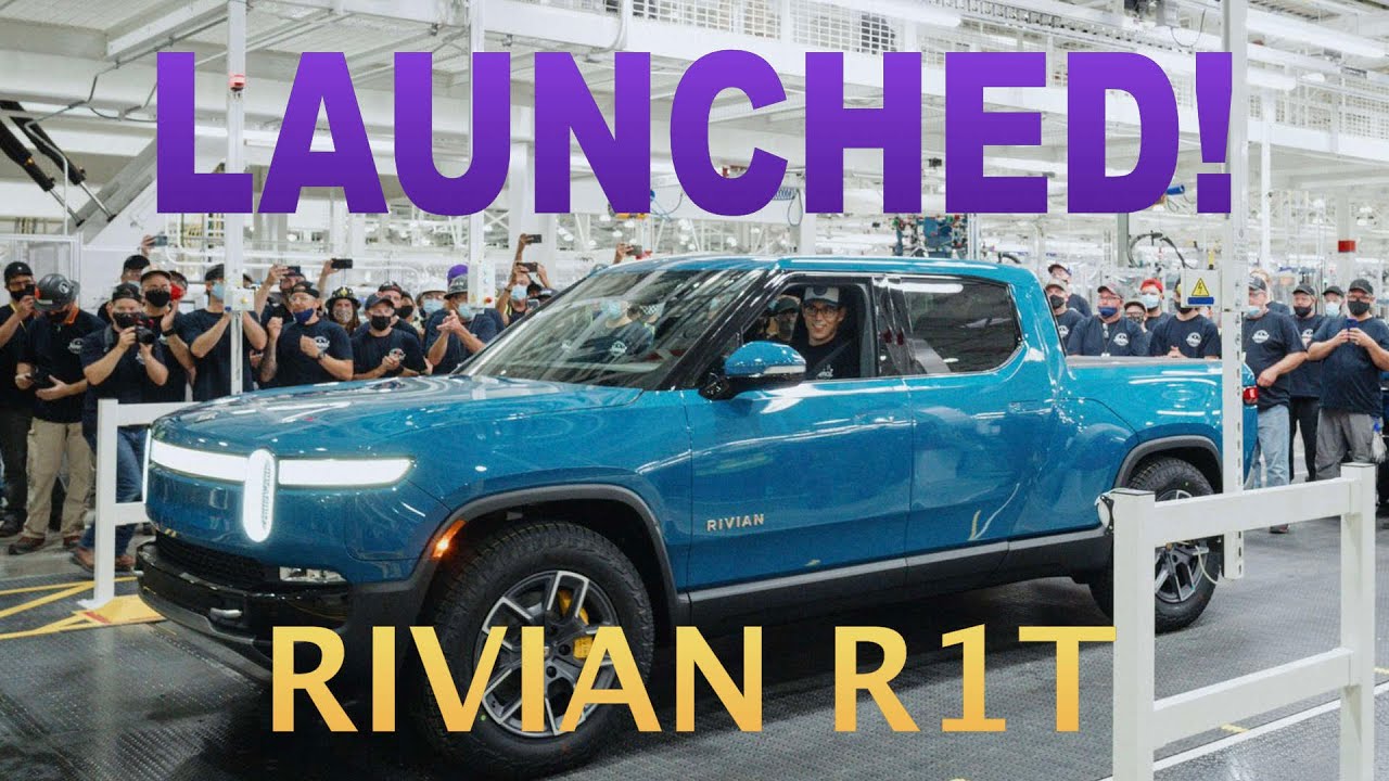 RIVIAN LAUNCHED - First Production R1T Rolls off the line! | Rivian Dad ...