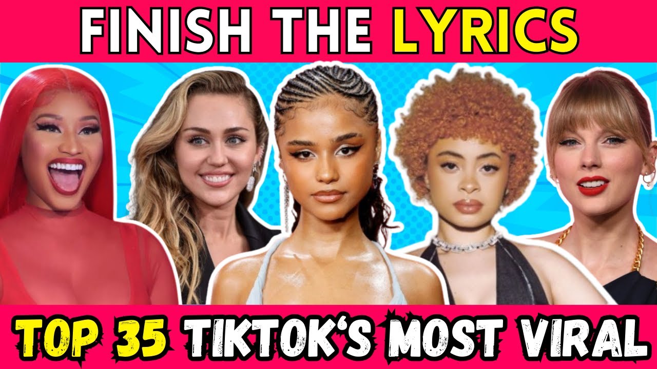 Finish The LYRICS 🎵🎤Most Popular Viral TikTok Songs Challenge | Quiz ...