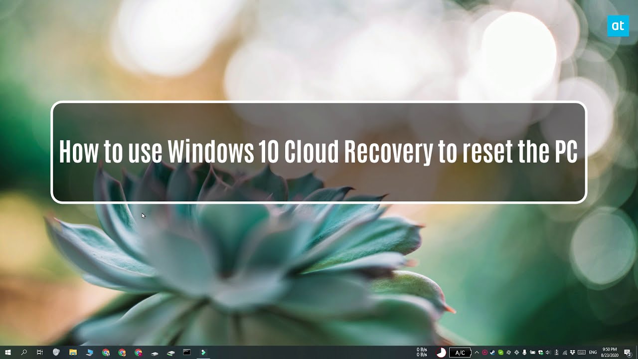 How to use Windows 10 Cloud Recovery to reset the PC - YouTube