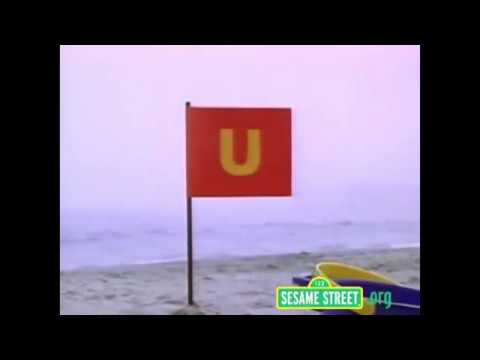 Sesame Street - Letter U On The Beach - YouTube