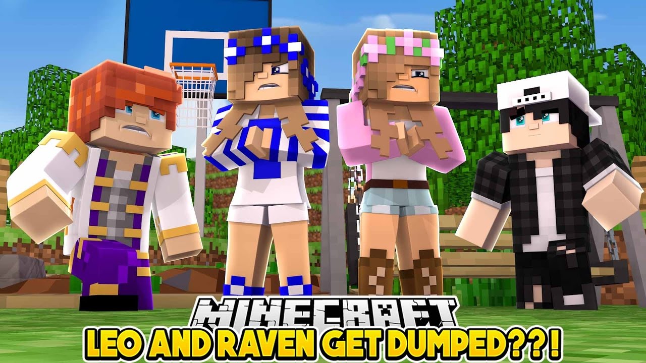 LEO AND RAVEN GET DUMPED BY LITTLE CARLY AND LITTLE KELLY??!! Minecraft ...