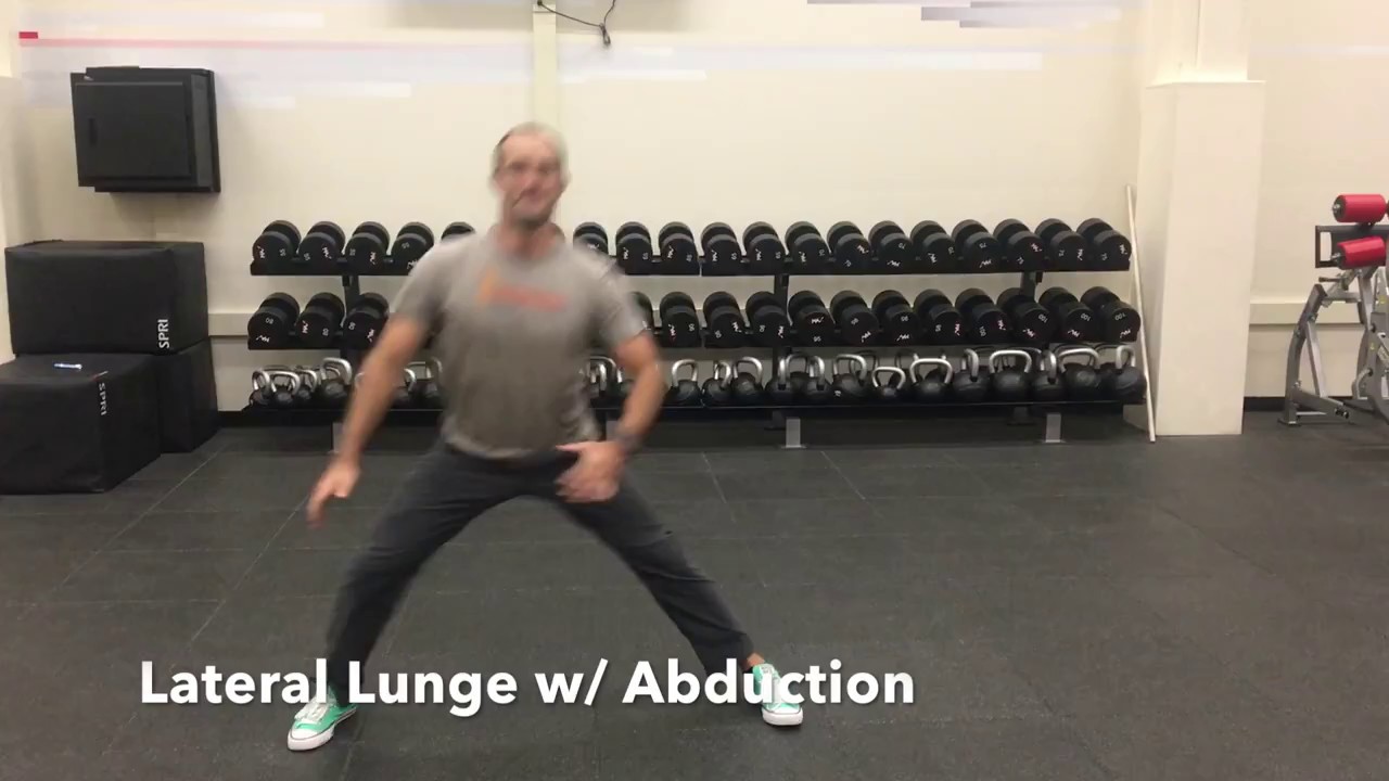 Lateral Lunge Abduction - YouTube