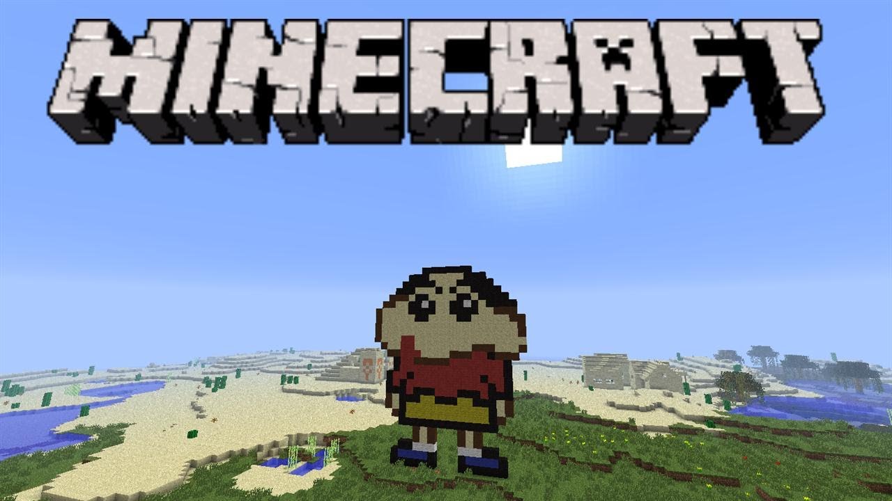 Shin Chan Minecraft Pixelart - YouTube