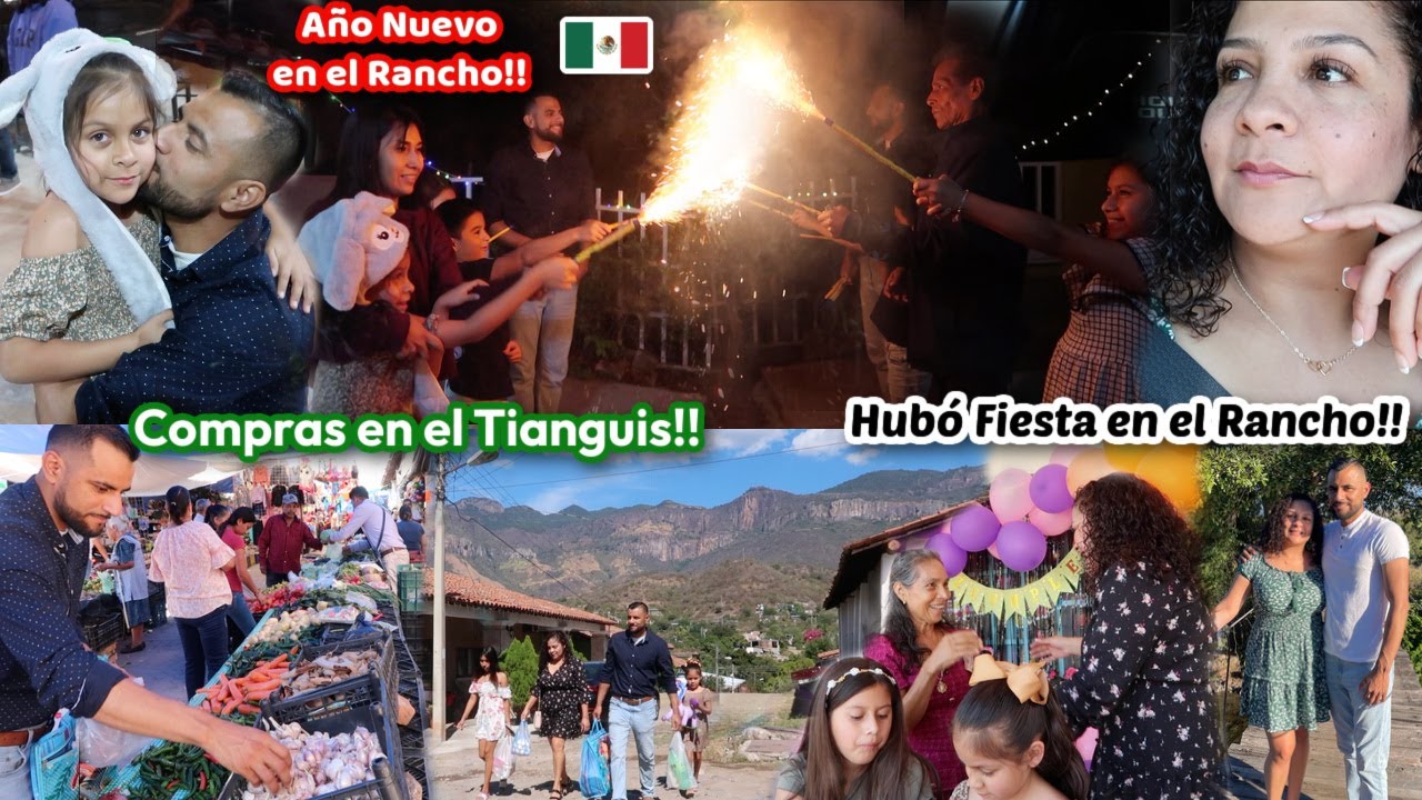 Celebramos Año Nuevo 2024 en el Rancho🇲🇽+Tuvimos Fiesta en el Rancho🥳 ...