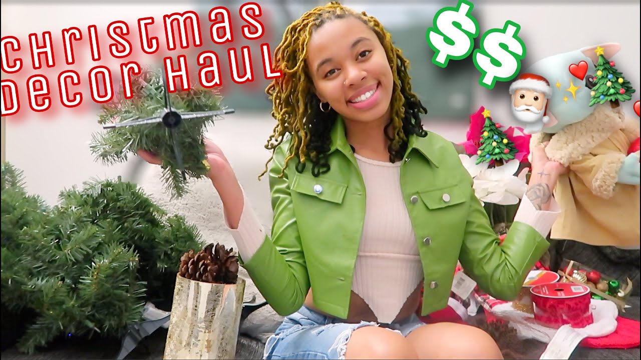 Christmas Decor Shopping at Target & Walmart! | hot mess! - YouTube
