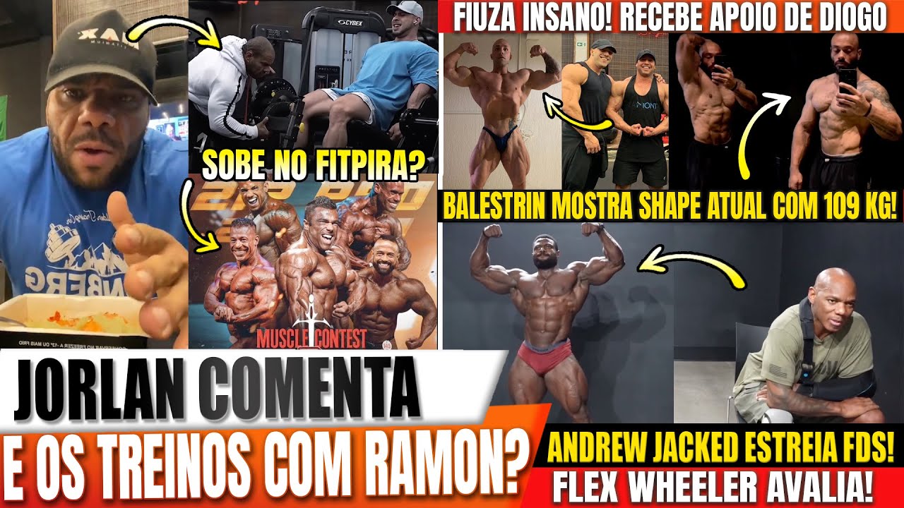 JORLAN RESPONDE SOBRE TREINO COM RAMON DINO! FIUZA VS BALESTRIN SHAPES ...