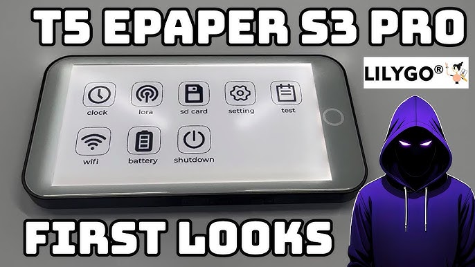 Lilygo T5 LILYGO® T5 4.7 Inch E Paper ESP32 S3 Touch Screen From