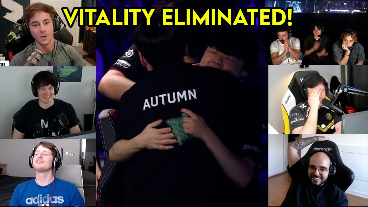 Valorant Streamers Reacts To T1 Eliminating Vitality In An Insane Match ...