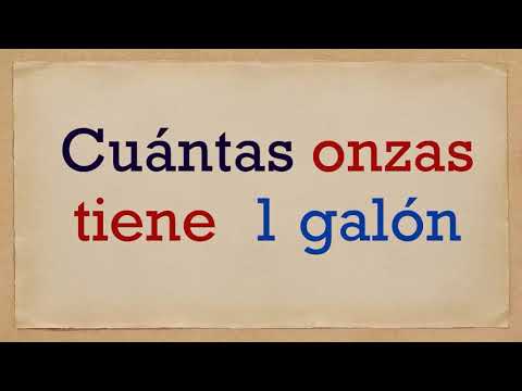 CUÁNTAS ONZAS tiene un GALÓN 🤔 - YouTube