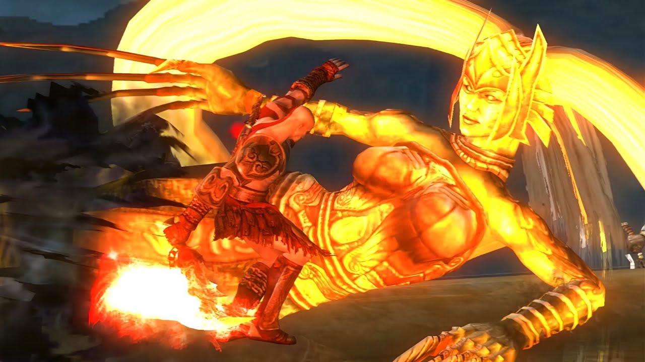 God of War 2: Sisters of Fate, Lahkesis and Atropos Boss Fight | 4K ...