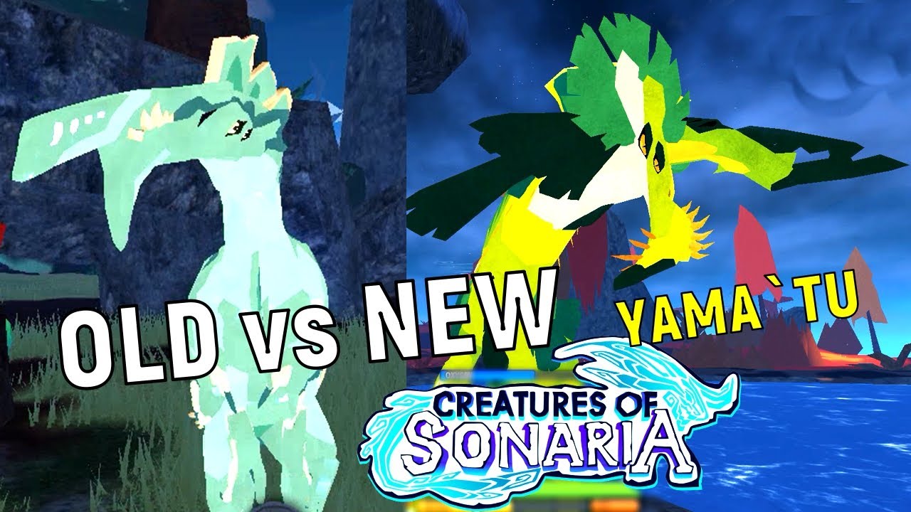 Yama`tu! What is His Old Model? OLD vs NEW Creatures of Sonaria Remakes - YouTube