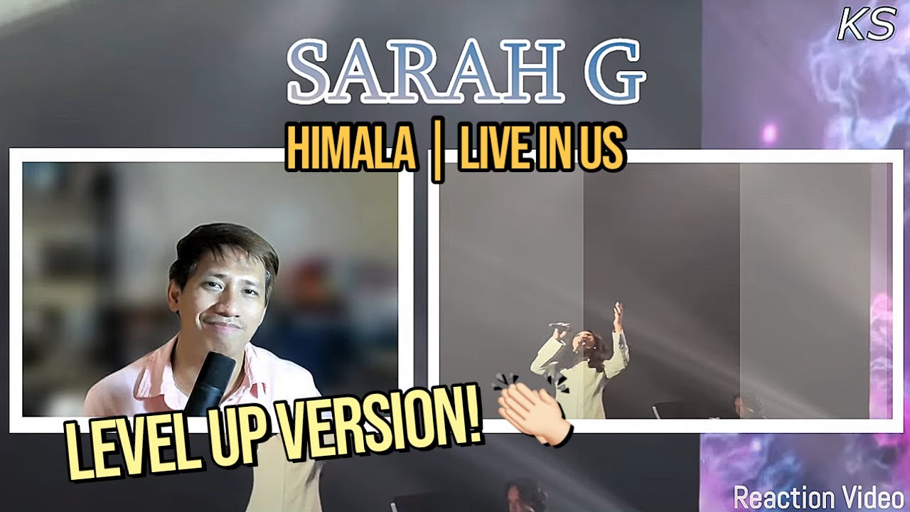 Sarah G - Himala Live in Pechanga, US (Level Up) | Reaction Video - YouTube