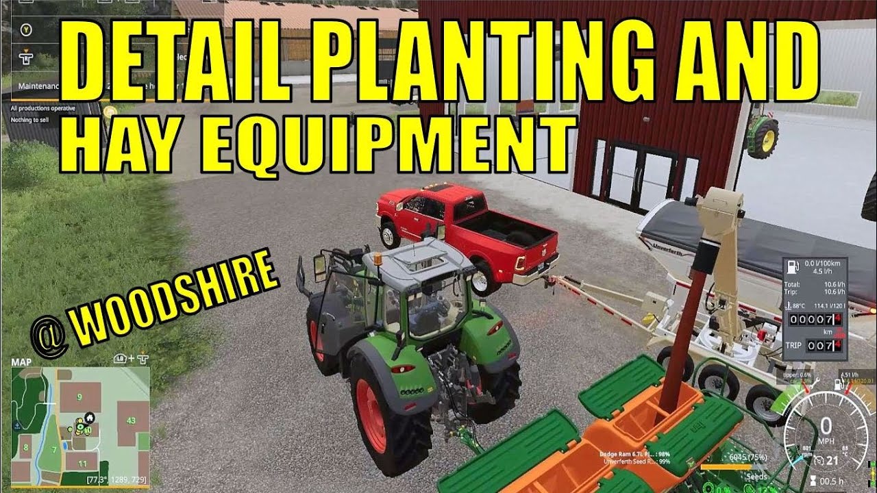 Planting the gaps and buying Hay equipment - FS19 - (#26) - YouTube
