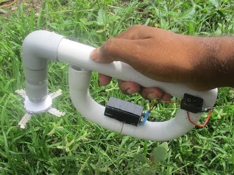 How to make a powerful grass cutter Using PVC PIPE - YouTube