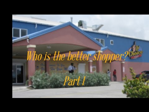 WHO IS THE BETTER SHOPPER?|**Grocery Shopping**Part 1 |The real life of ...