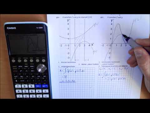 12/ma1 2024-08-30 Bestimmtes Integral VII - Flächen zwischen Funktionen mit Schnittpunkt(en)