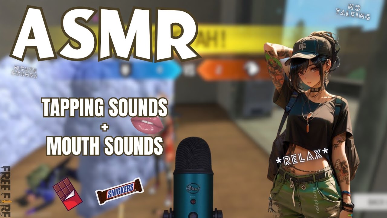 ASMR | 👄💦Tingles with mouth sounds and hand movements [Free fire] - YouTube