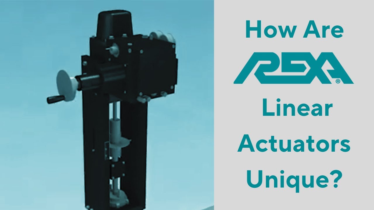 How Unique are REXA's Electraulic™ Linear Actuators? - YouTube