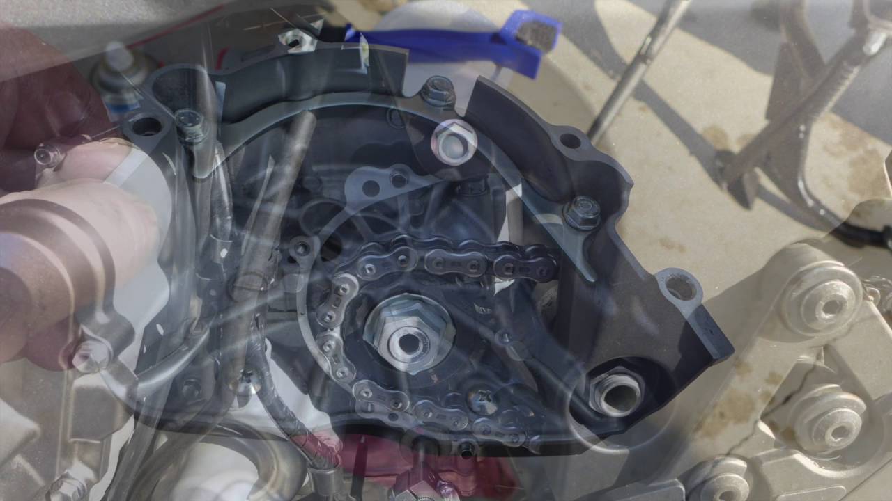 First Oil Change & Chain Cleaning - YouTube