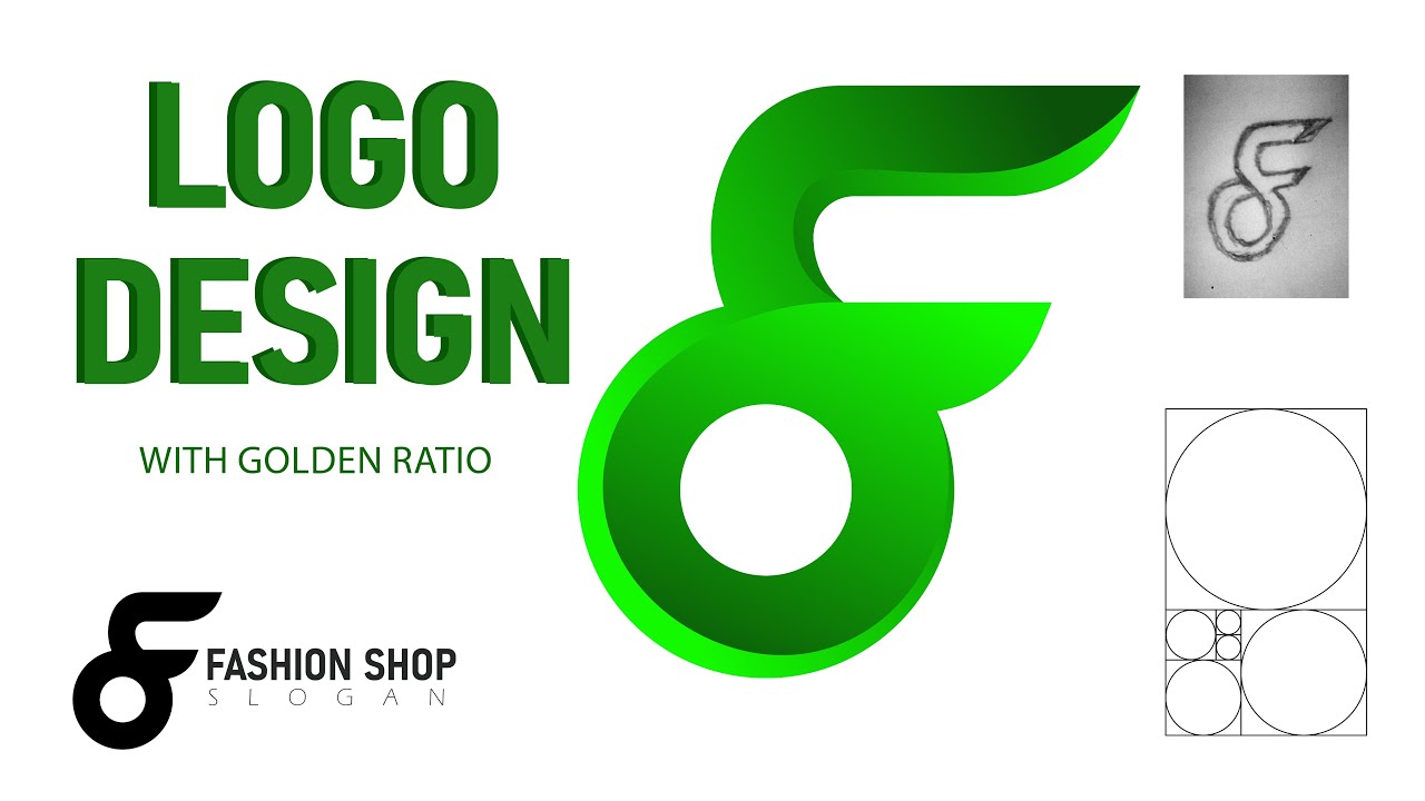 LOGO DESIGN / How To Use Golden Ratio In Logo Design Adobe Illustrator ...