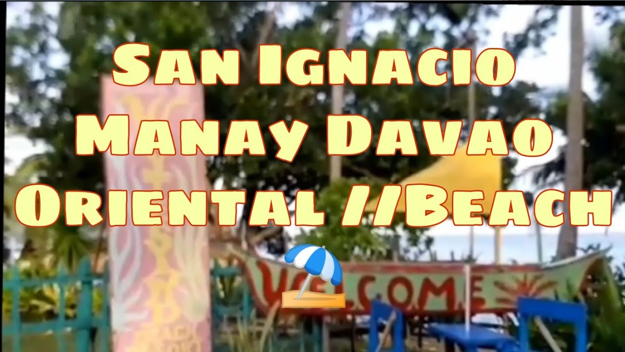 The View Of San Ignacio Manay Davao Oriental // Beach // Glaiza23 Vlog ...