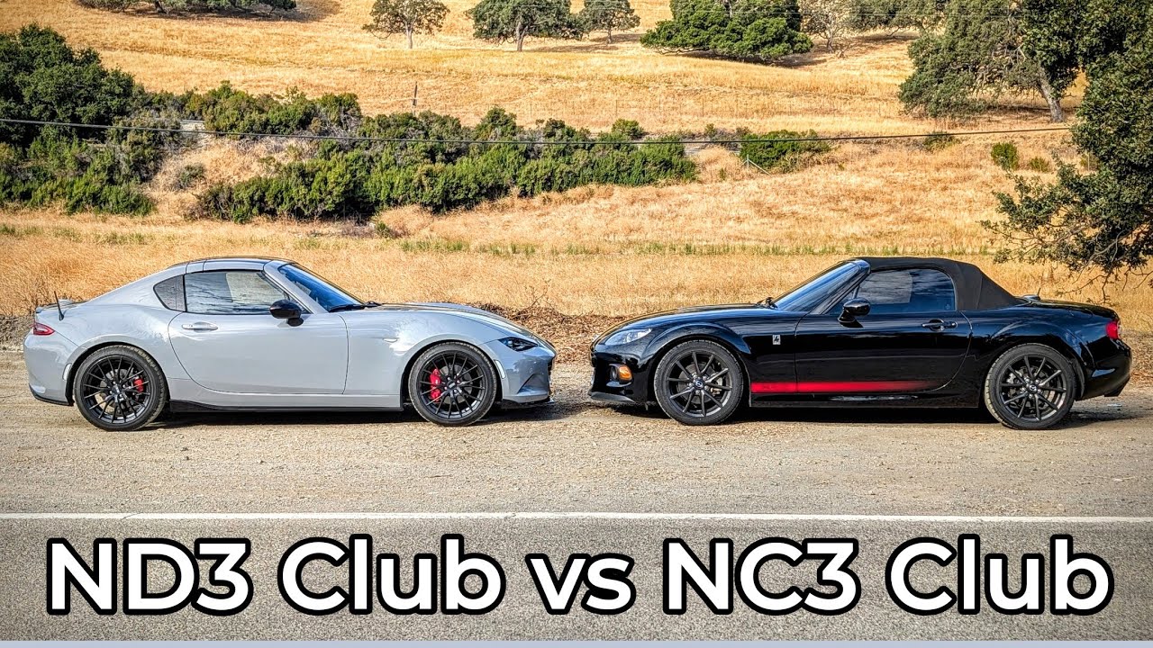 2013 Mazda Miata (NC3) vs 2024 Mazda Miata (ND3) - Head to Head Review ...