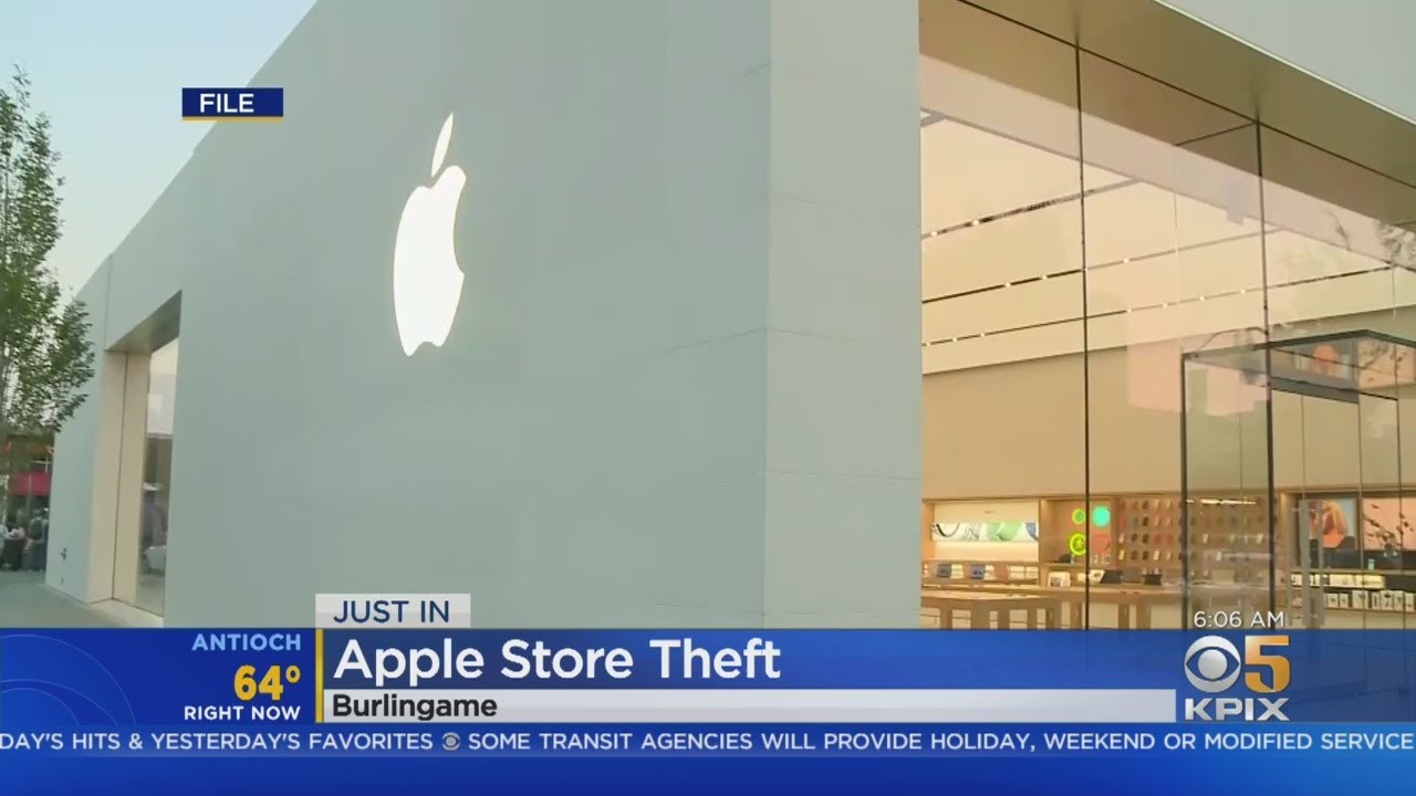 $70K Worth Of Items Stolen From Burlingame Apple Store In 3rd Hit In A ...