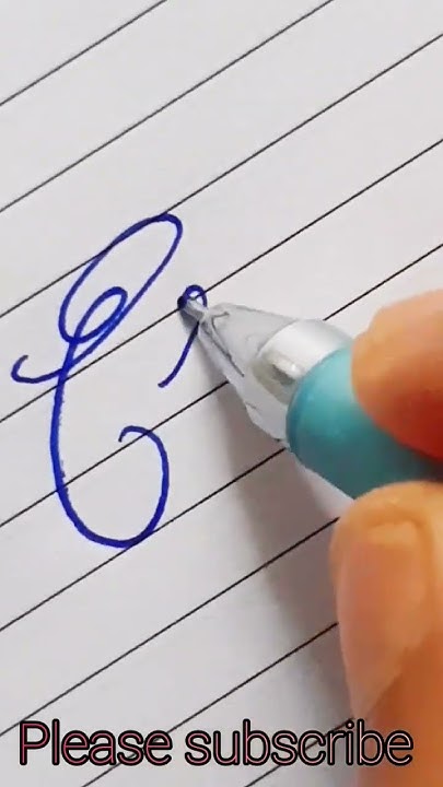 how to write cursive writing Chance #shorts #cursive - YouTube