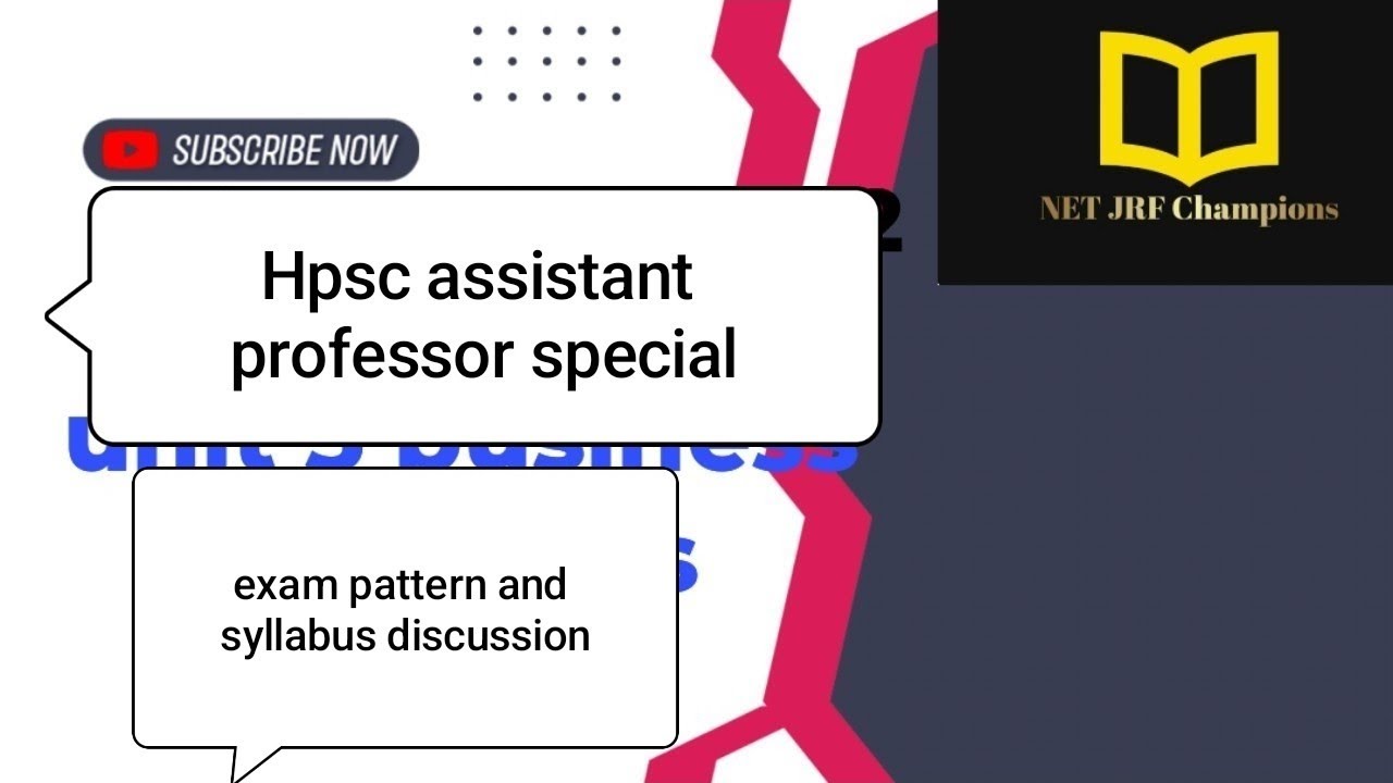Hpsc assistant professor syllabus 2024 ! Hpsc assistant professor exam ...