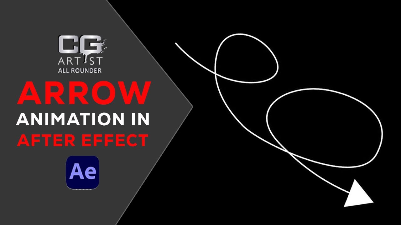 arrow animation in affter effect - YouTube