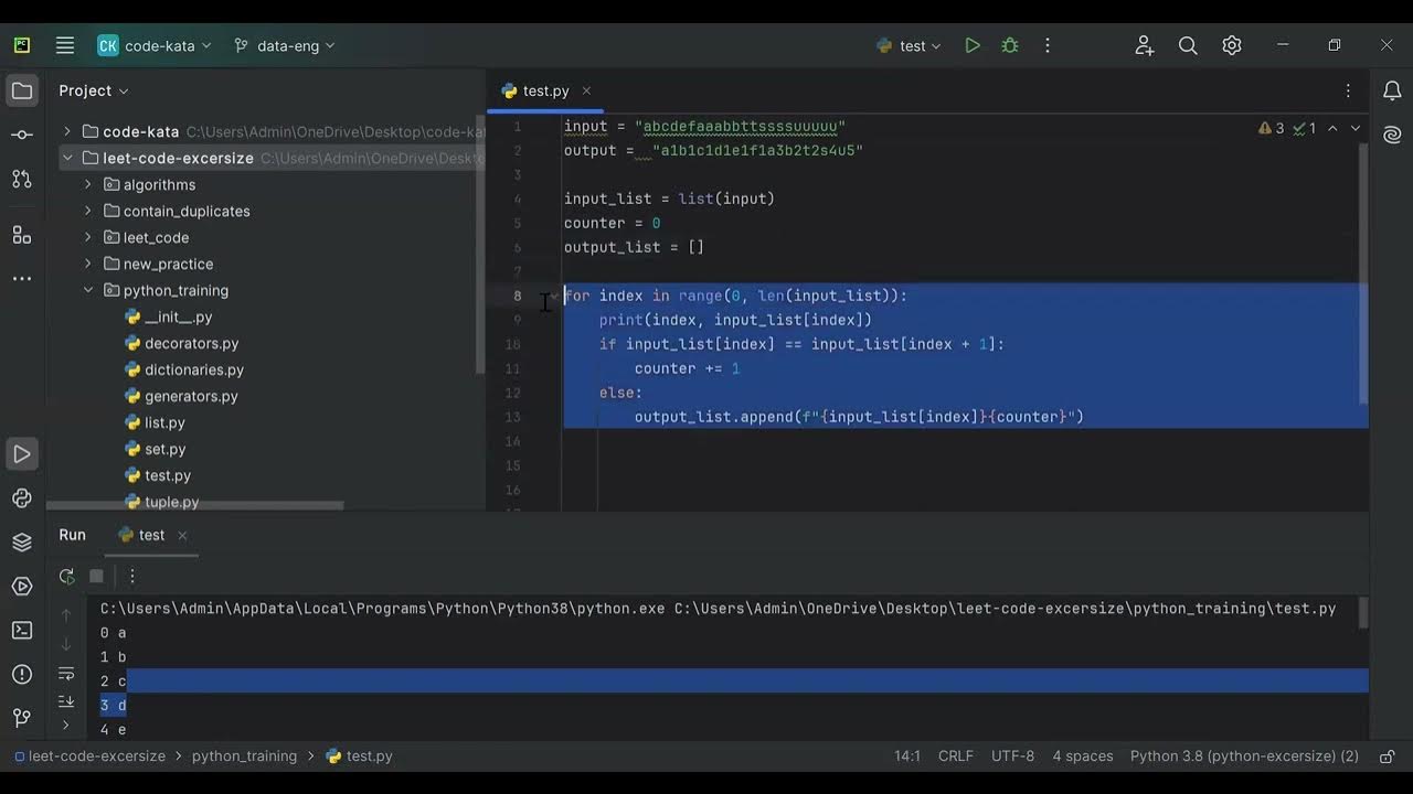 Mastering Character Counting: Easy Python String Compression! In Hindi - YouTube