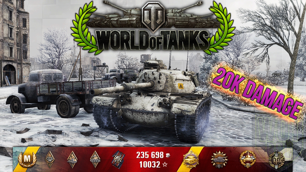 World of Tanks - 19.7k Damage - Hacker? - M48 Patton - 11 Kills [Replay ...