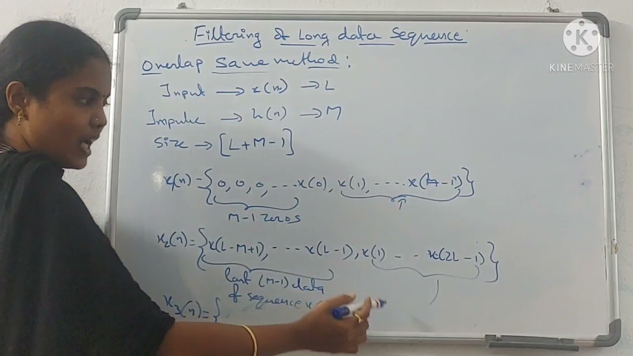 Filtering Of Long Data Sequence Overlap Save Method Youtube