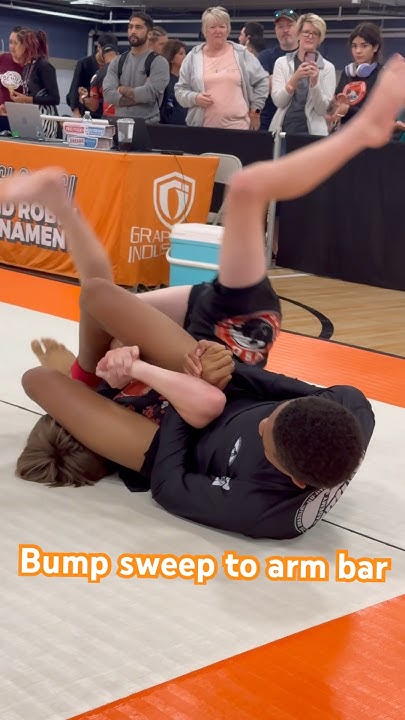 Bump sweep to arm bar Grappling Industries Chicago 7-13-24 #FYP #BJJ #jiujitsu #Grappling ...