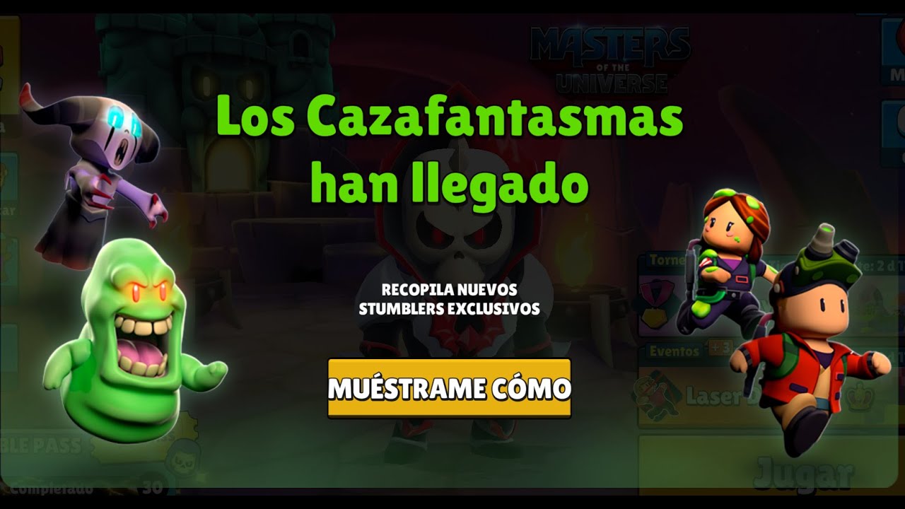 Stumble Guys - Novedades Ghostbuster, Gnomos y Torneo 24 - YouTube
