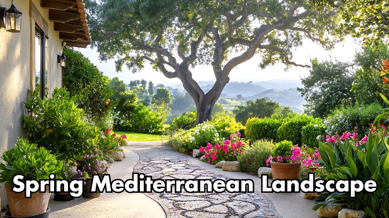 Unleash a Gorgeous Mediterranean Landscape This Spring! - YouTube