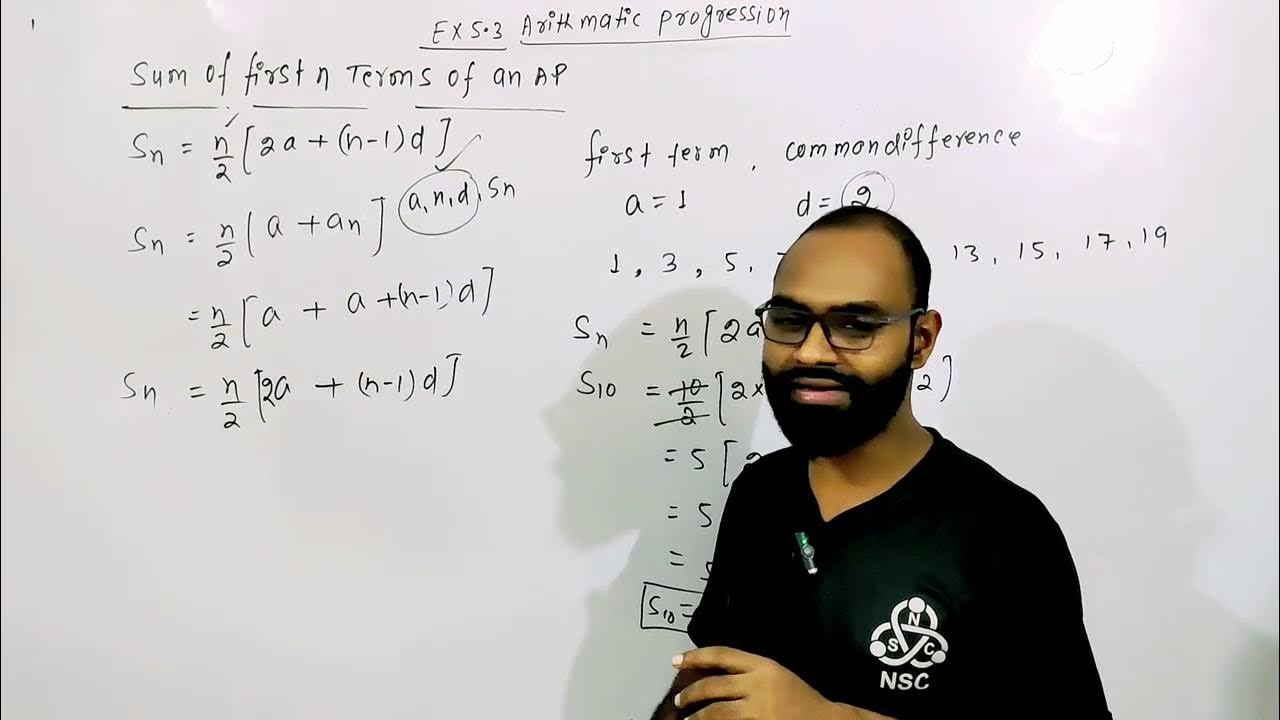 Chapter 5 arithmetic progression class 10 ex 5.3 intro - YouTube