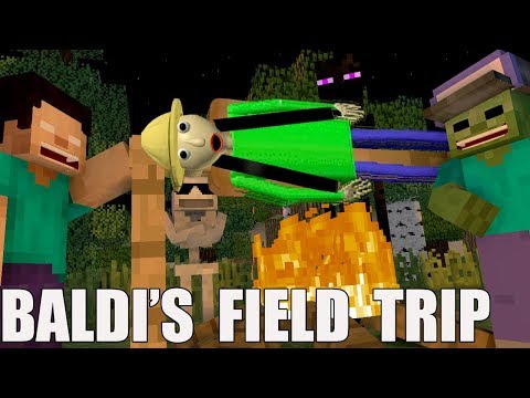 Baldi's basic FIELD TRIP Minecraft Animation - MINECRAFT ANIMATION