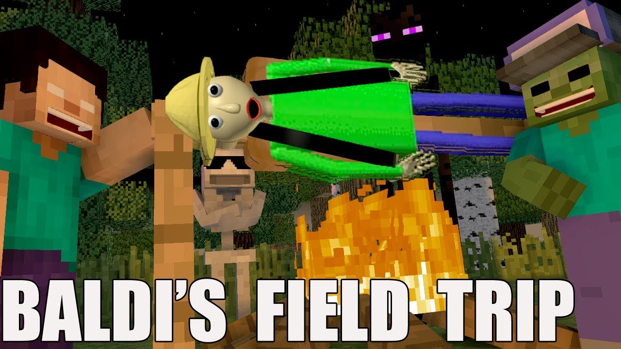 Baldi's basic FIELD TRIP Minecraft Animation - MINECRAFT ANIMATION ...