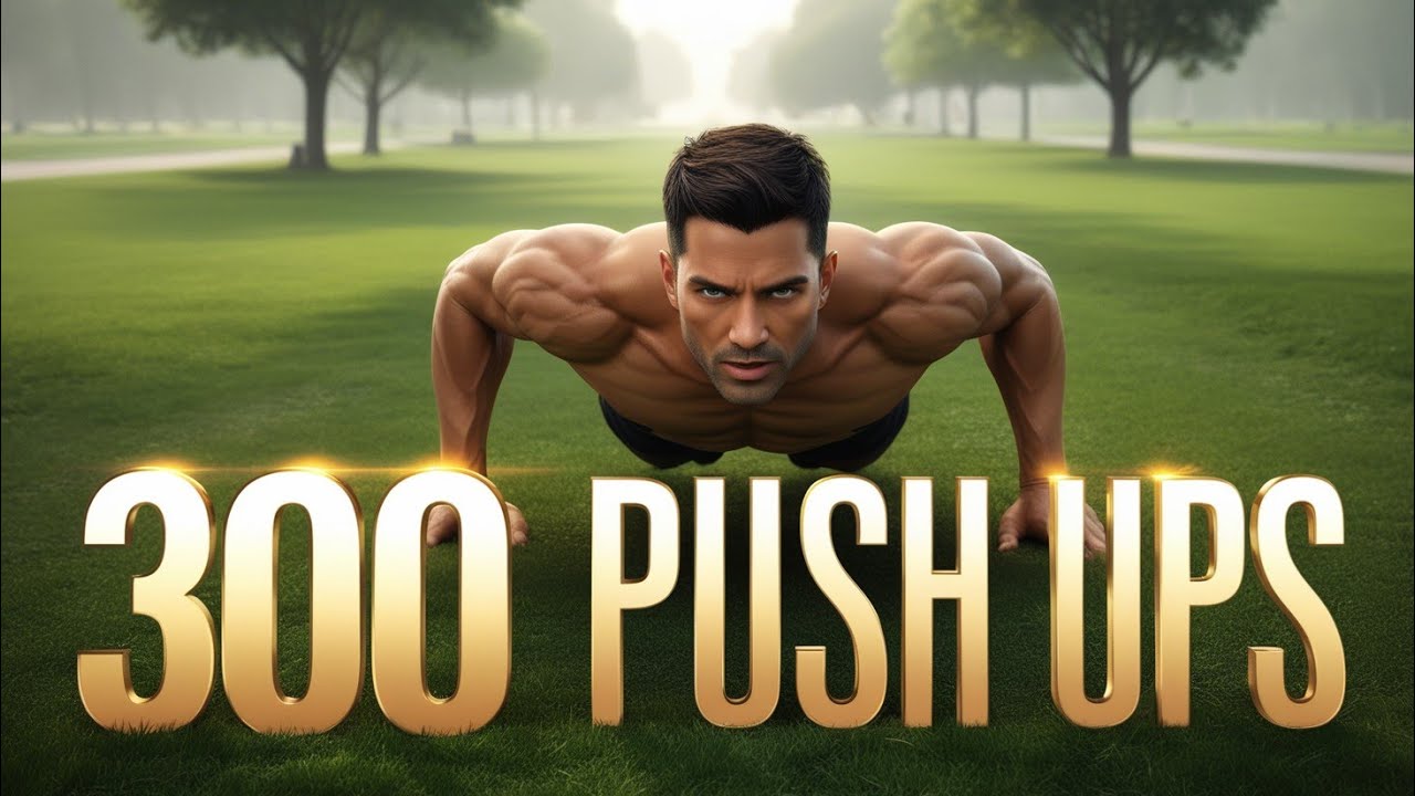 300 Push Ups UNDER 10 Minutes I Don't Lift Your Arms - YouTube